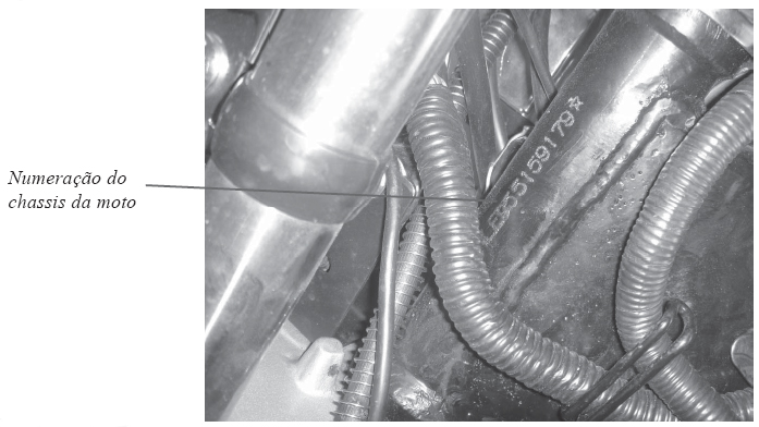 Vblade 250: Numeração do Chassi e Motor - Motos Custom
